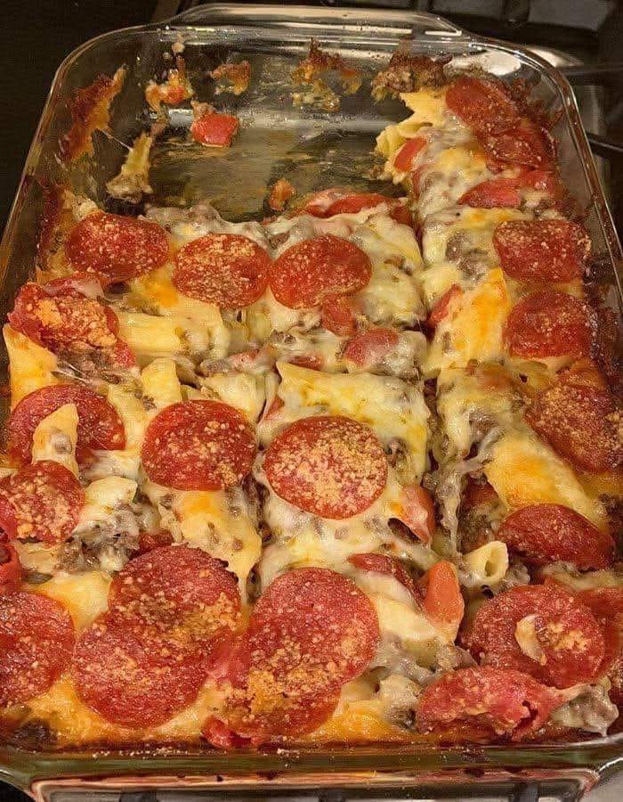 Pepperoni Pizza Casserole – aboutbackpacks